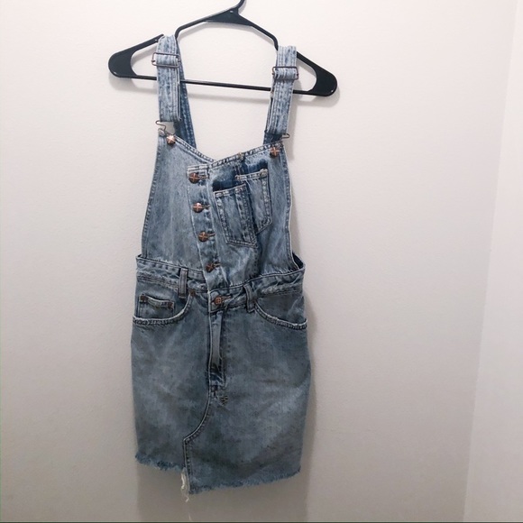 Ksubi | Dresses | Nwt Ksubi Hi Pini Denim Overall Dress Cutsliced ...